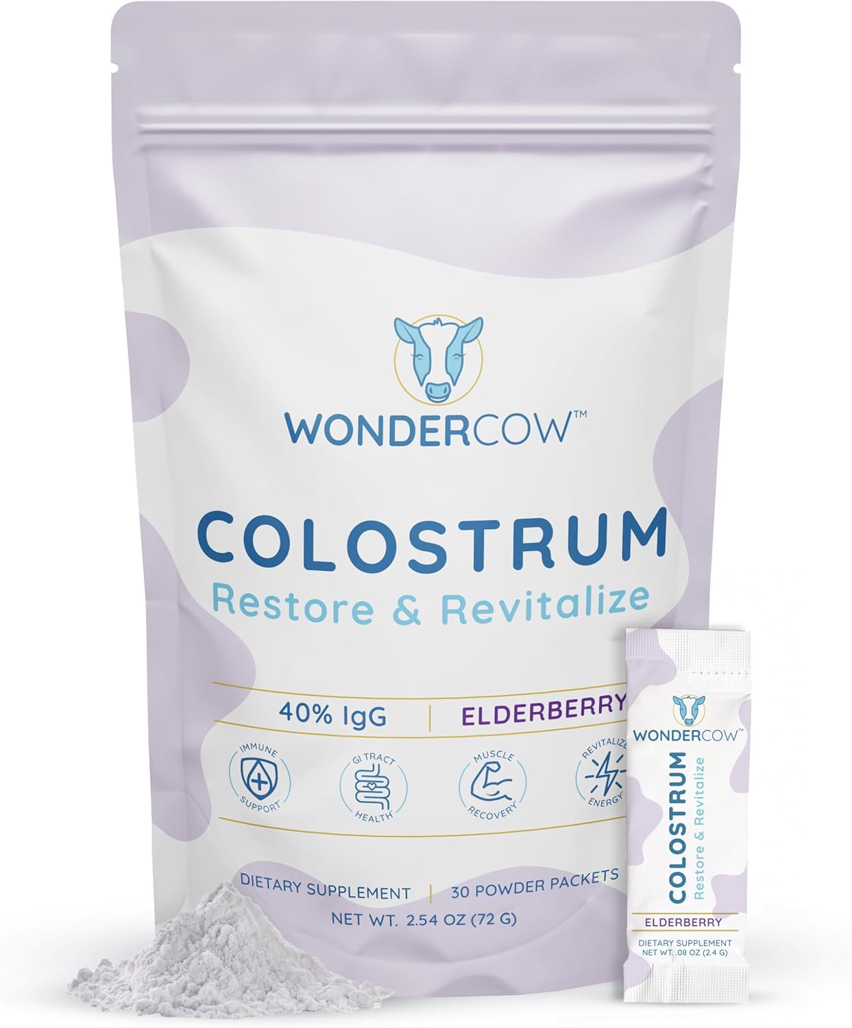 Amazon.com: WONDERCOW Colostrum Powder Supplement for Gut Health ...