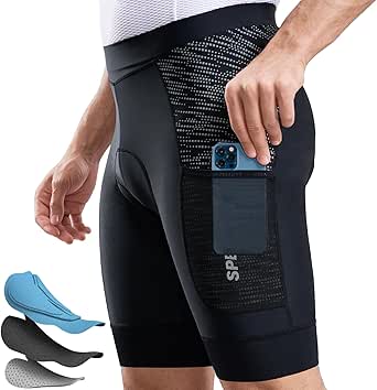 SPEEDCYC Men’s Bike Shorts 4D Padded Cycling Bicycle Road Biking Mountain Riding UPF 50+ Cycle ...