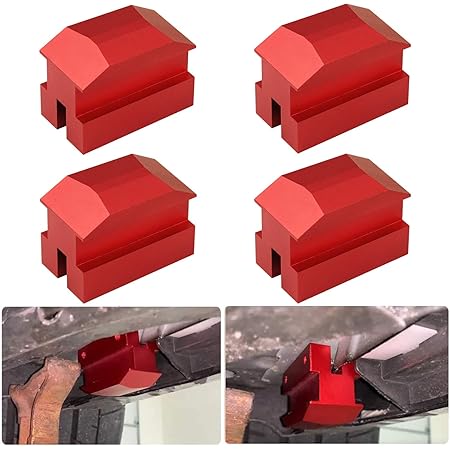 Amazon.com: Waricaca 4pcs Jack Lift Pad Billet Anodized Aluminum Floor ...