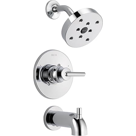 Single Handle Tub Shower Faucet Delta Nicoli Single-Handle Tub & Shower ...