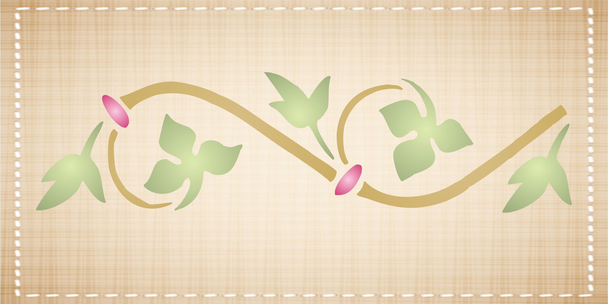 Gothic Border Stencil – 12.5 x 3cm (S) – Reusable Medieval Goth ...