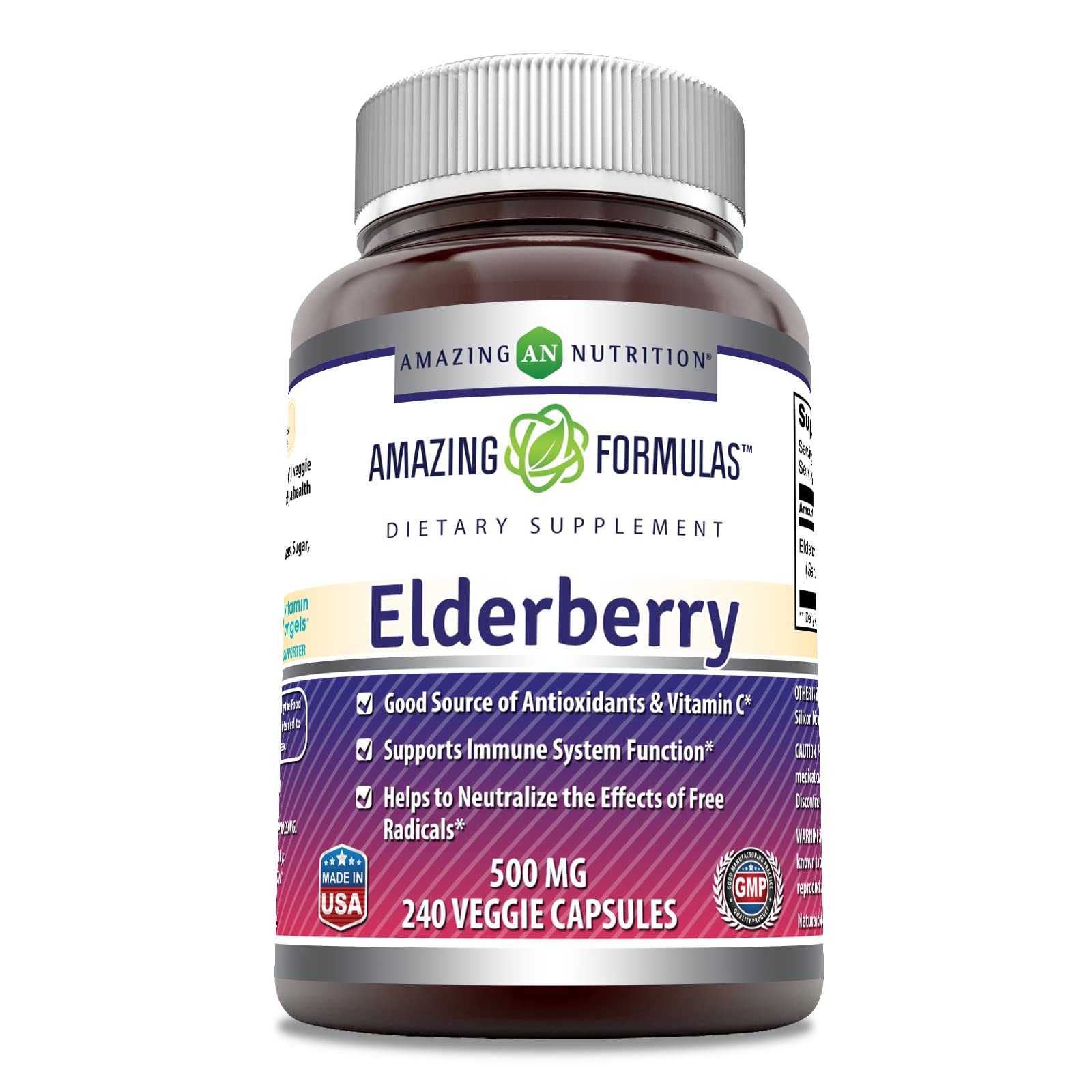 Amazon.com: Amazing Formulas Elderberry (10:1 Concentrate) Supplement ...