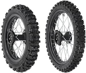 Amazon.com: Pyroarle 60/100-14 Front & 80/100-12 Rear Wheel Kit pit ...