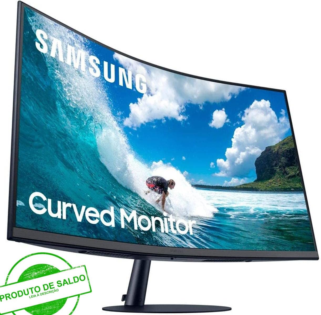 Monitor Curvo Gamer Samsung LC32T550FDLXZD 31,5 HDMI Preto : Amazon.com ...
