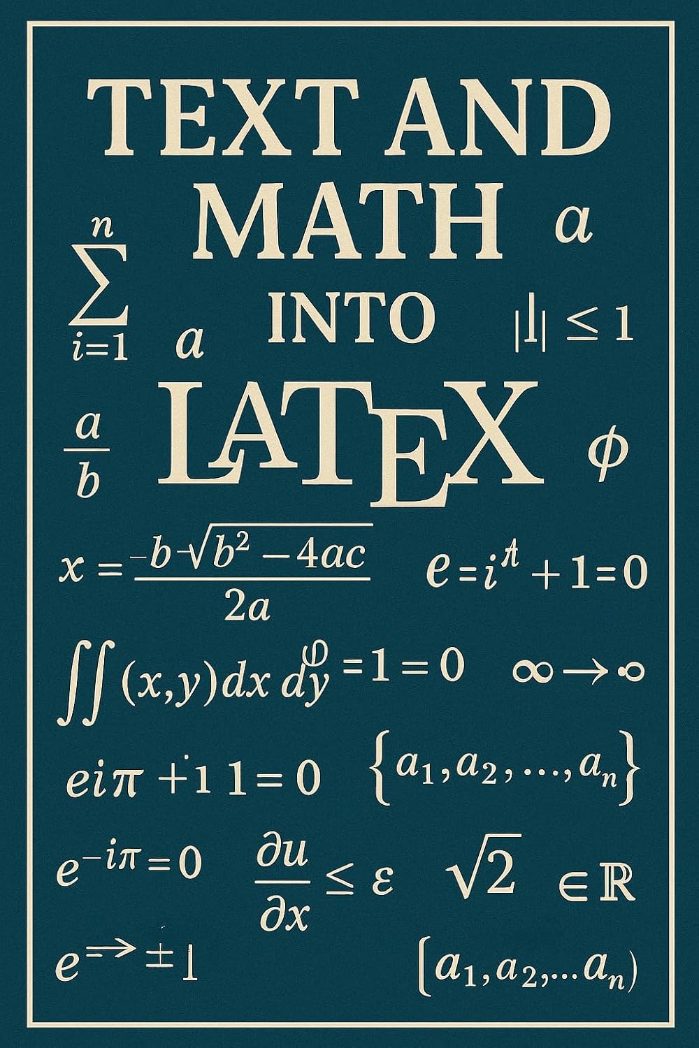 Amazon.com: Text and Math into LaTeX : A Quick Guide to LaTeX ...