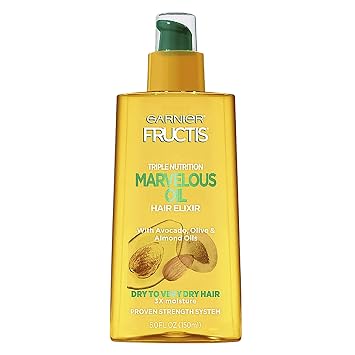 Amazon.com: Garnier Fructis Triple Nutrition Marvelous Oil Hair Elixir ...