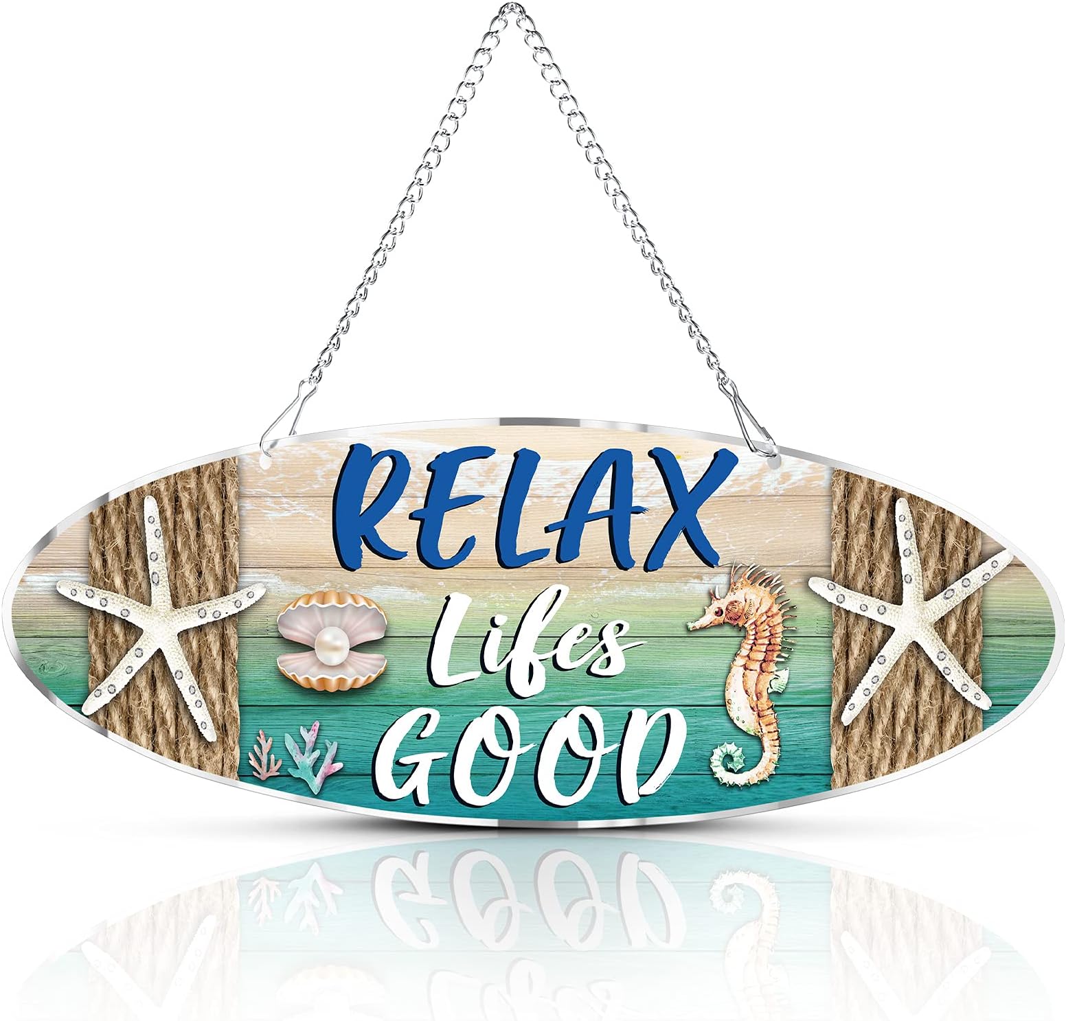 Amazon.com: FRECI Wooden Welcome Sign Hanging Wall Welcome Sign Board ...