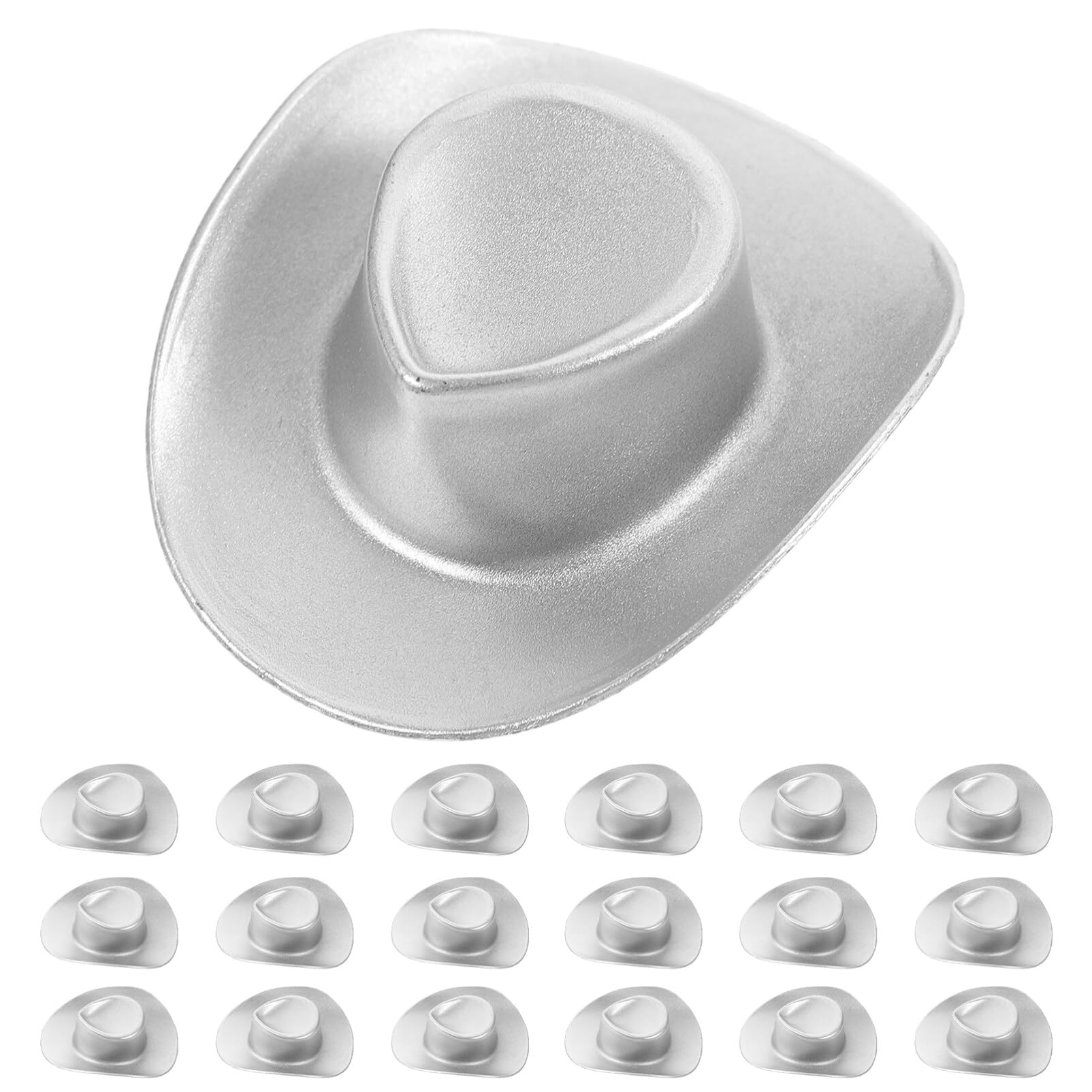 Mini Hats 20 Piece Mini Western Cowboy Hats - Tiny Plastic Cowgirl Hats ...