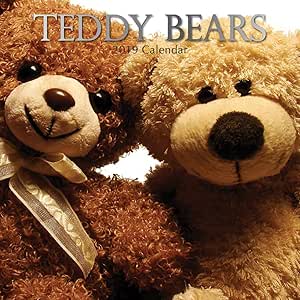 Amazon.com: 2019 Wall Calendar - Teddy Bears Calendar, 12 x 12 Inch ...