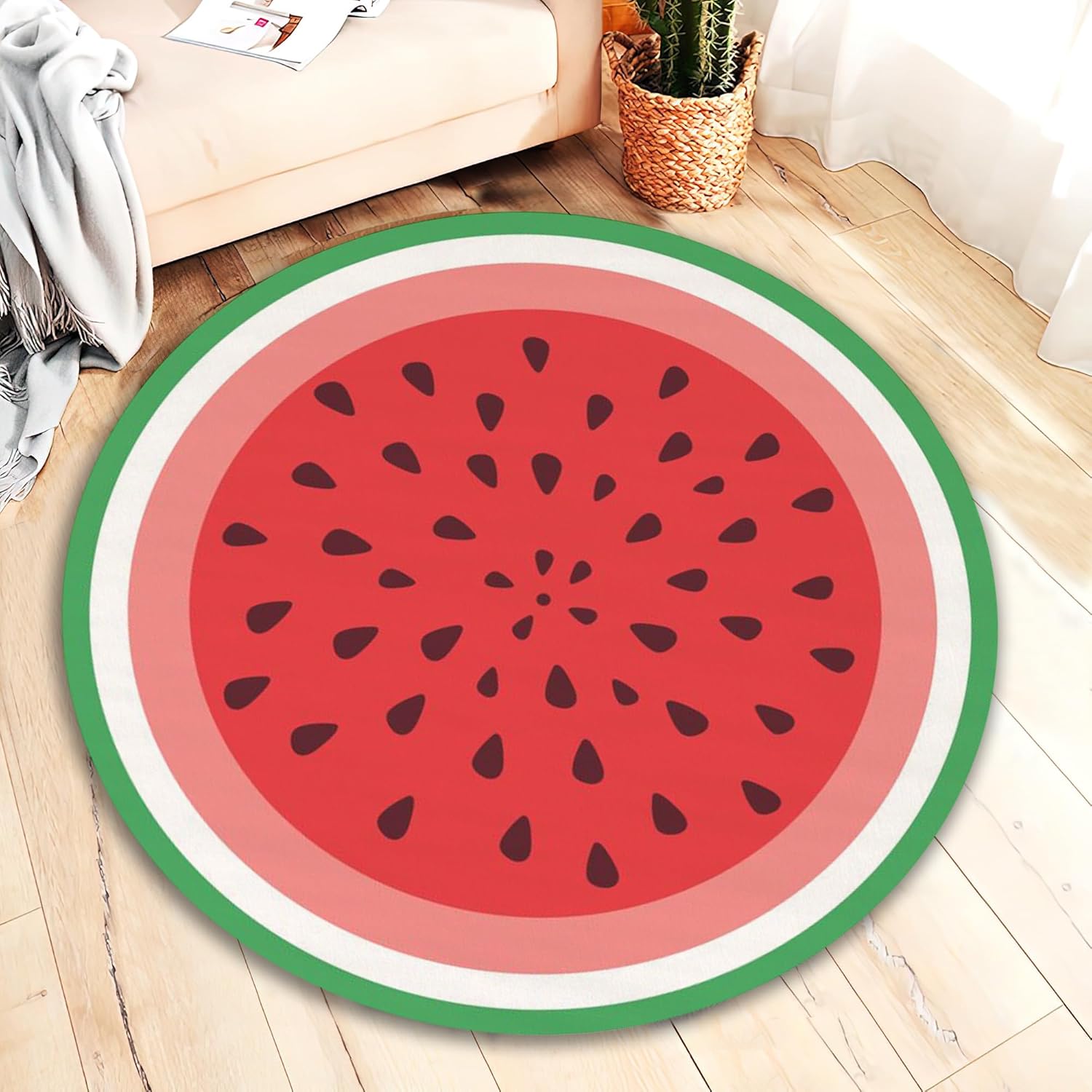 Amazon.com: Rugendary Cute Watermelon Fruit Rug Cool and Fresh Home ...