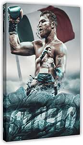 Amazon.com: Canelo Alvarez Boxer Poster58 Canvas Art Posters Home Fine ...