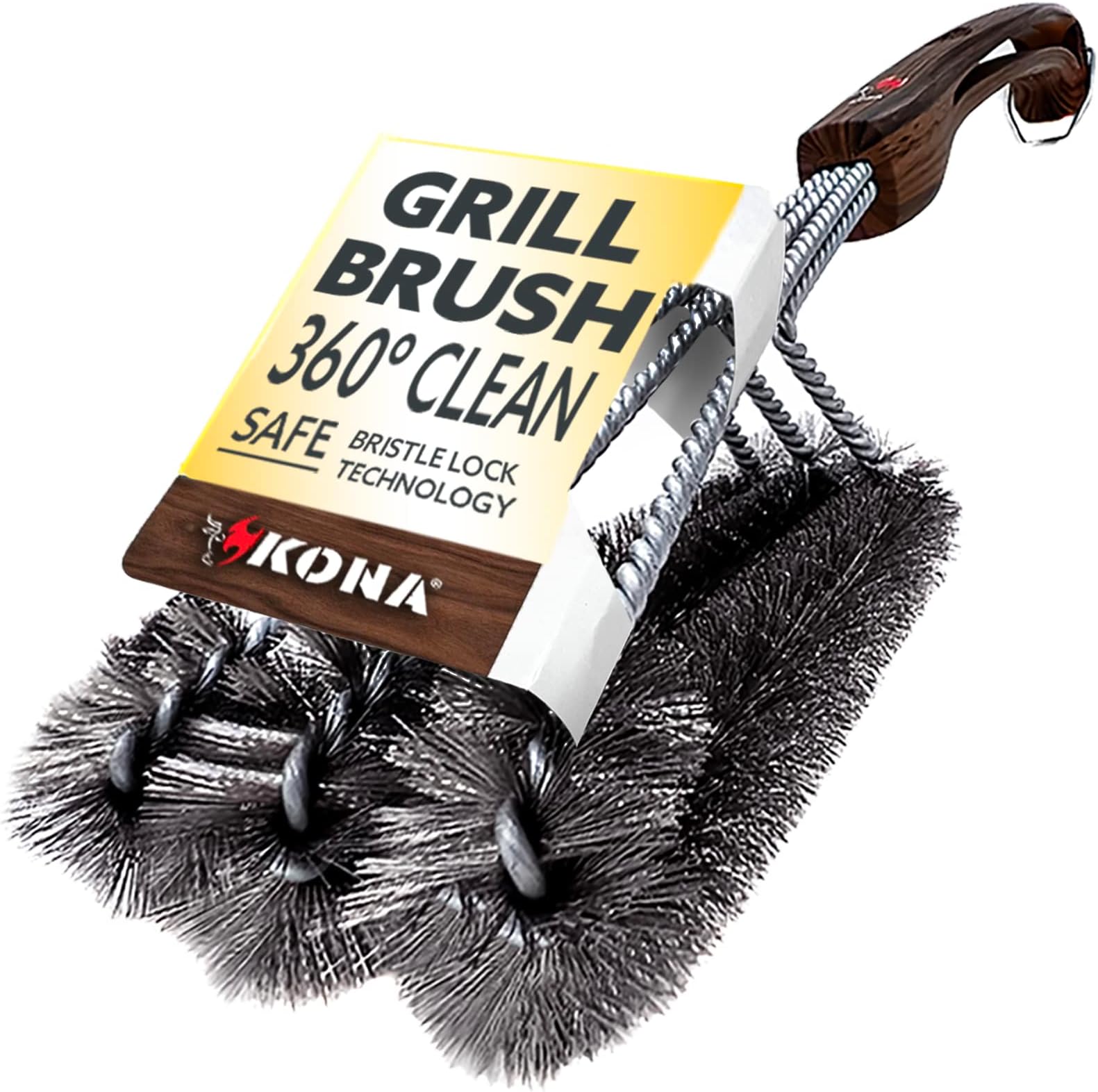 Amazon.com: The Boyer Brush™ - The Safest Grill Brush, Wire-Bristle ...