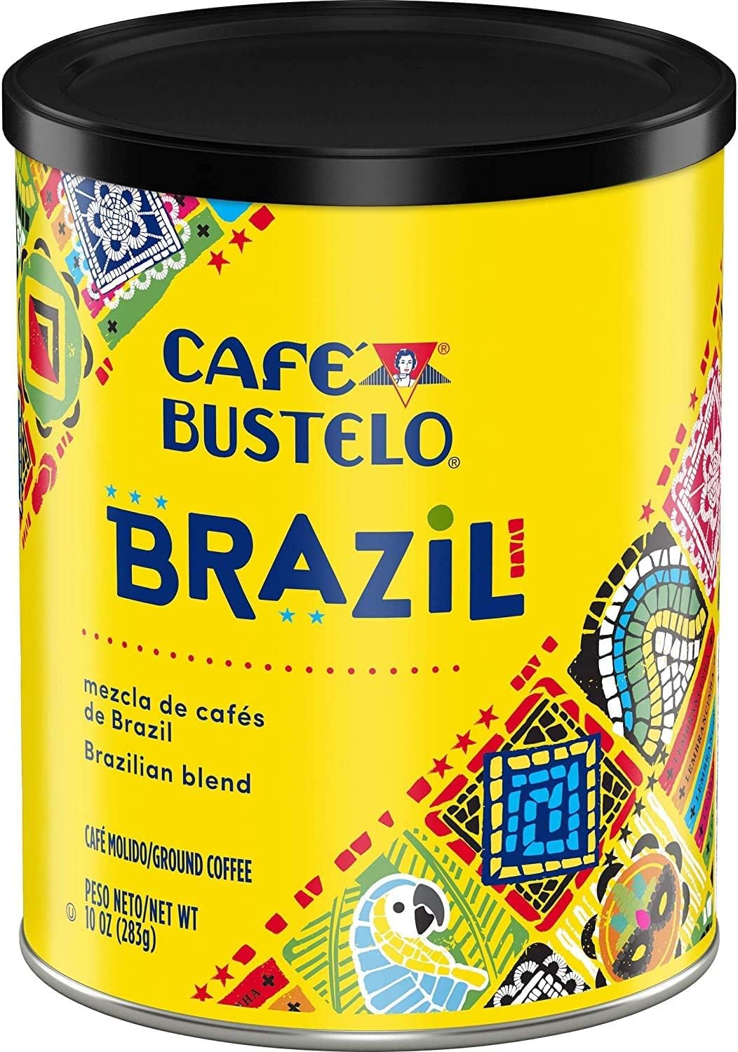 Amazon.com: Café Bustelo Espresso Dark Roast Ground Coffee Brick, 10 Ounces