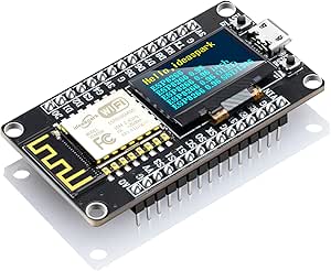 Amazon.com: NodeMCU ESP8266 Development Board with 0.96 Inch OLED ...