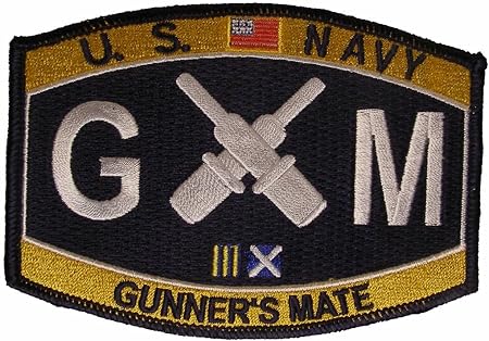 Amazon.com: Specialty Rating Gunners Mate Military Patch GM - Veteran ...
