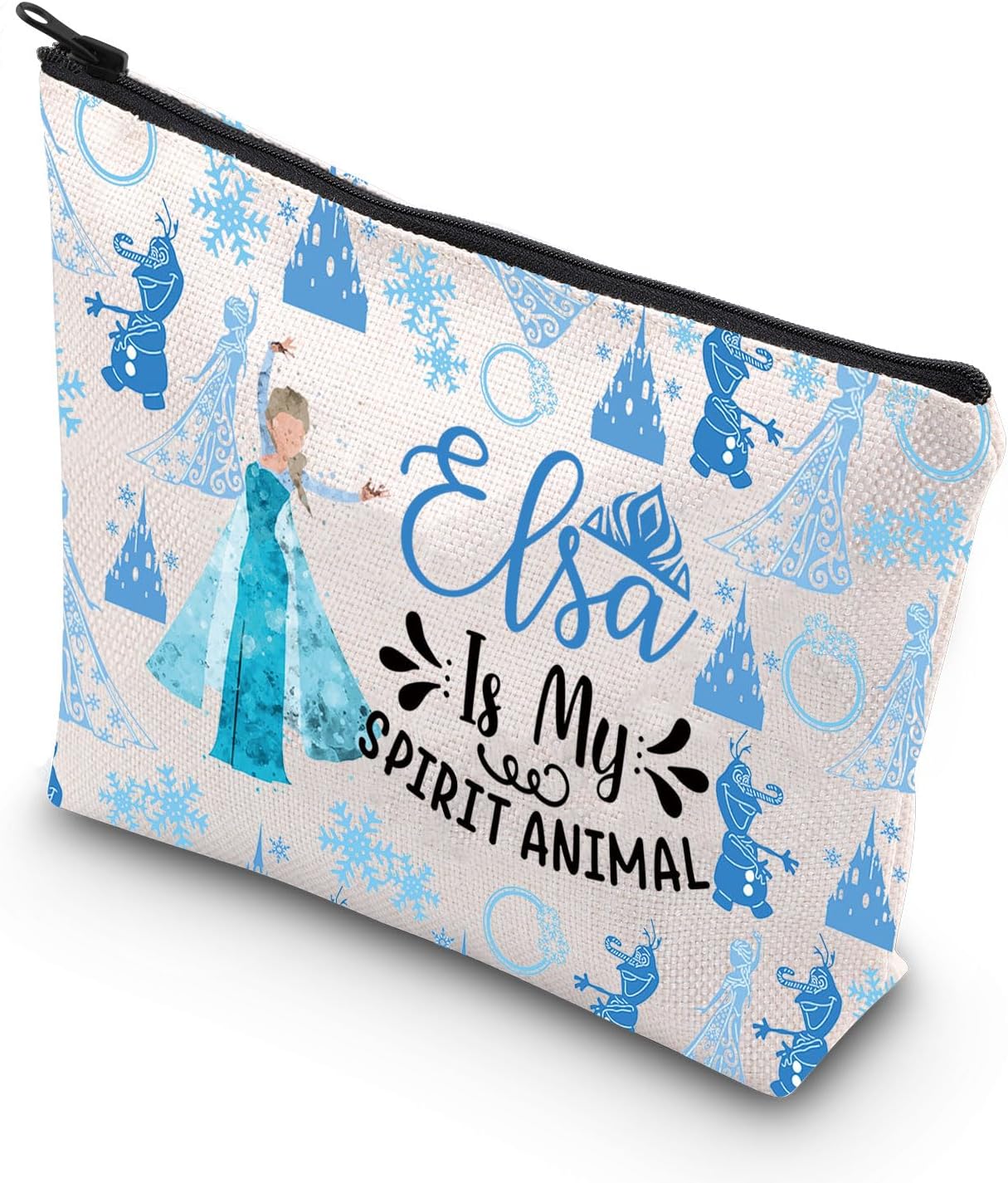 Amazon.com: JNIAP Princess Elsa Cosmetic Makeup Bag Elsa And Anna Movie ...