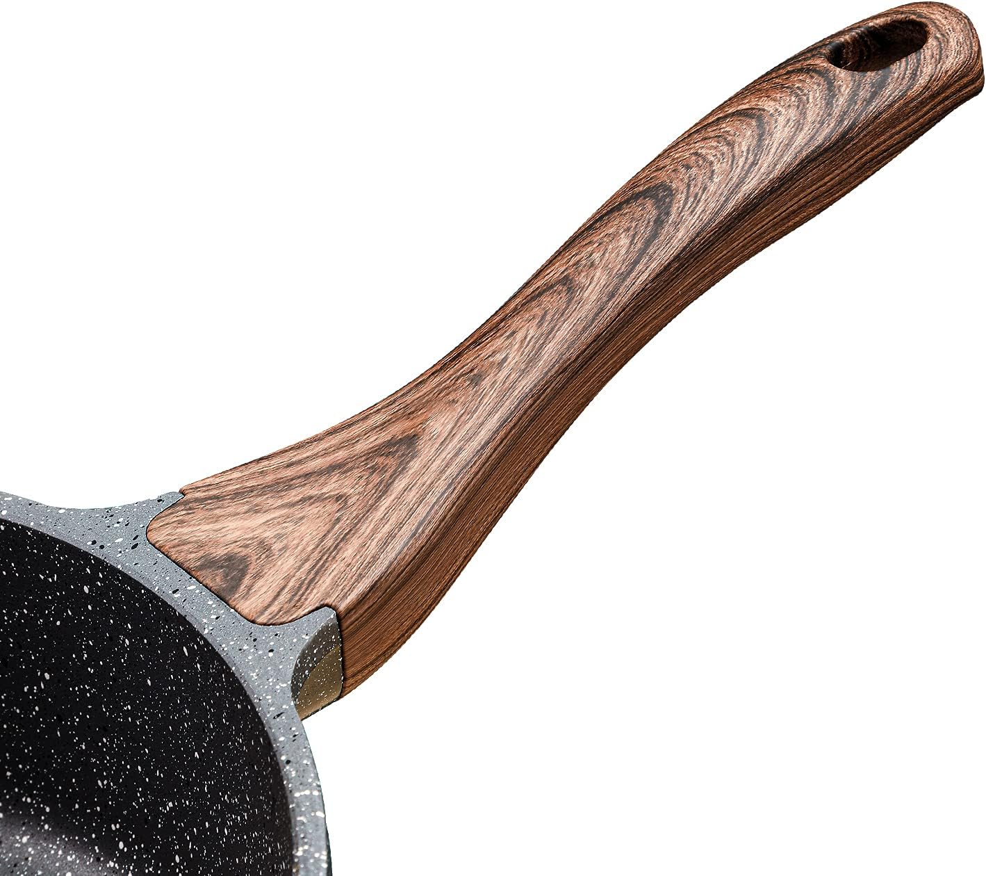 Amazon.com: YOOJIA Universal Pot Side Wooden Handle Cooking Pot Side ...