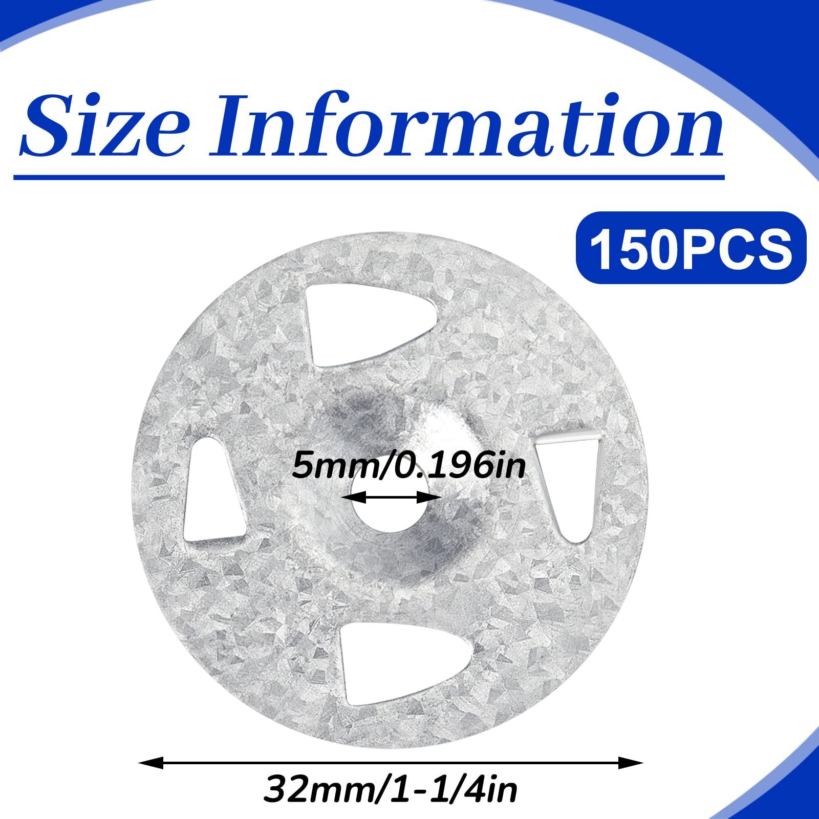 Snapklik.com : Washers For Installation Of Foam Board Panels 1-1/4 Inch ...