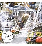 100g Halloween Spider Web Decoration,Fake Spider Webs Halloween ...