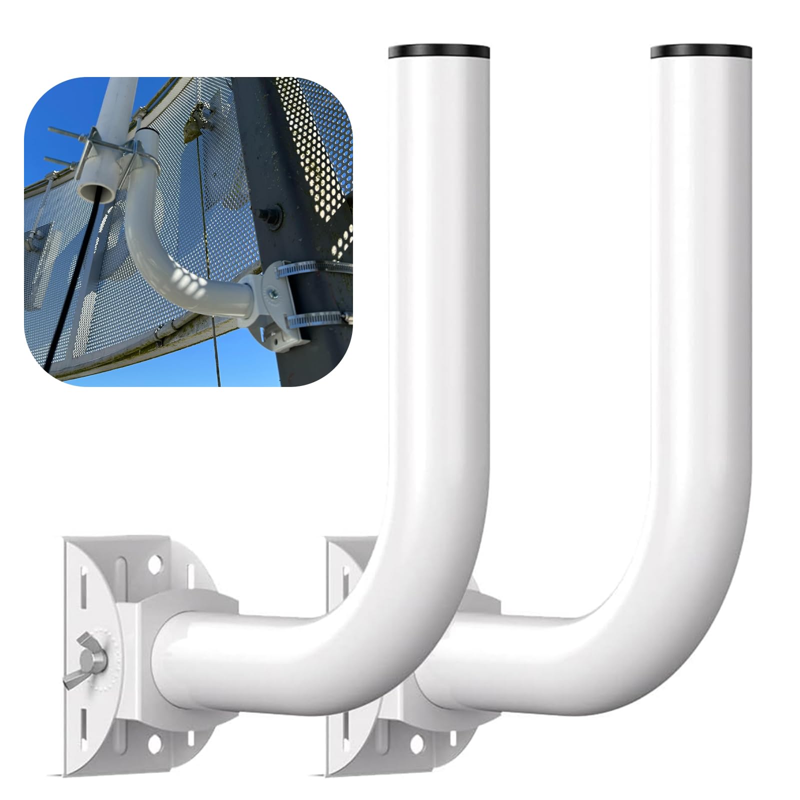 Wireless Bridge Mount,J Pole Antenna Mount, Pole and Wall-Mounted Mount ...