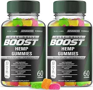 Amazon.com: (2 Pack) Pure Drive Boost Gummies, Pure Drive Maximum ...