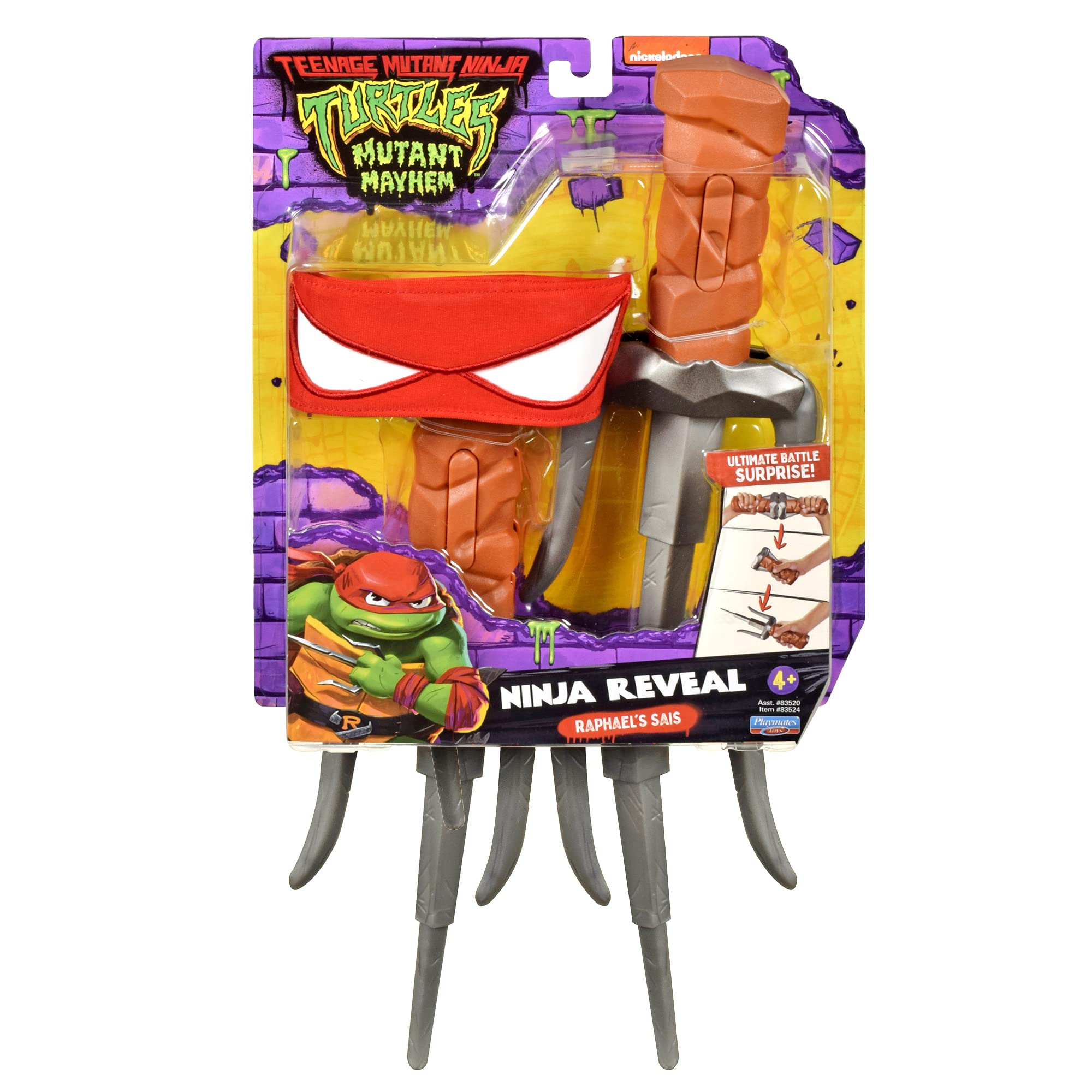 Snapklik.com : Mutant Mayhem Raphael Sais Basic Role Play Set By ...