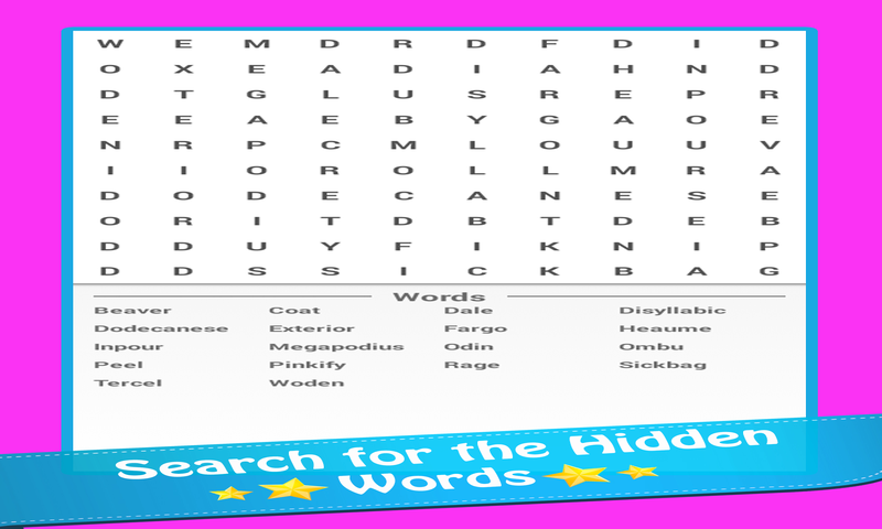 Word Search – Infinite Crossword puzzle:www.amazon.com:Appstore for Android