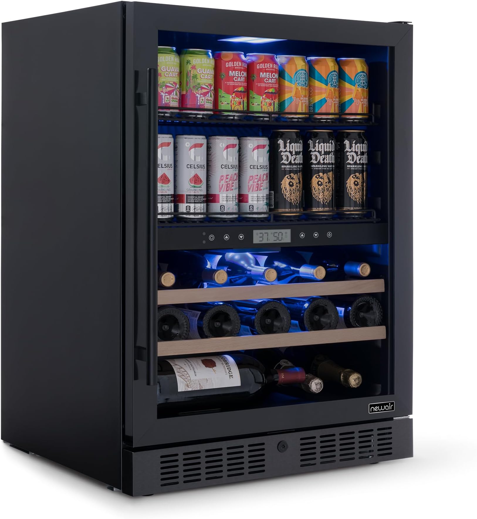 Amazon.com: NewAir Beverage Refrigerator Cooler with 224 Can Capacity ...