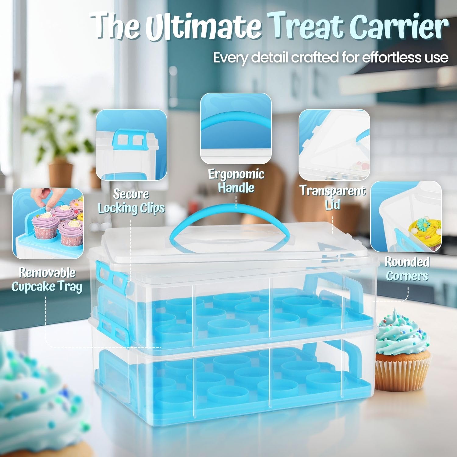 Cupcake Storage Containers
