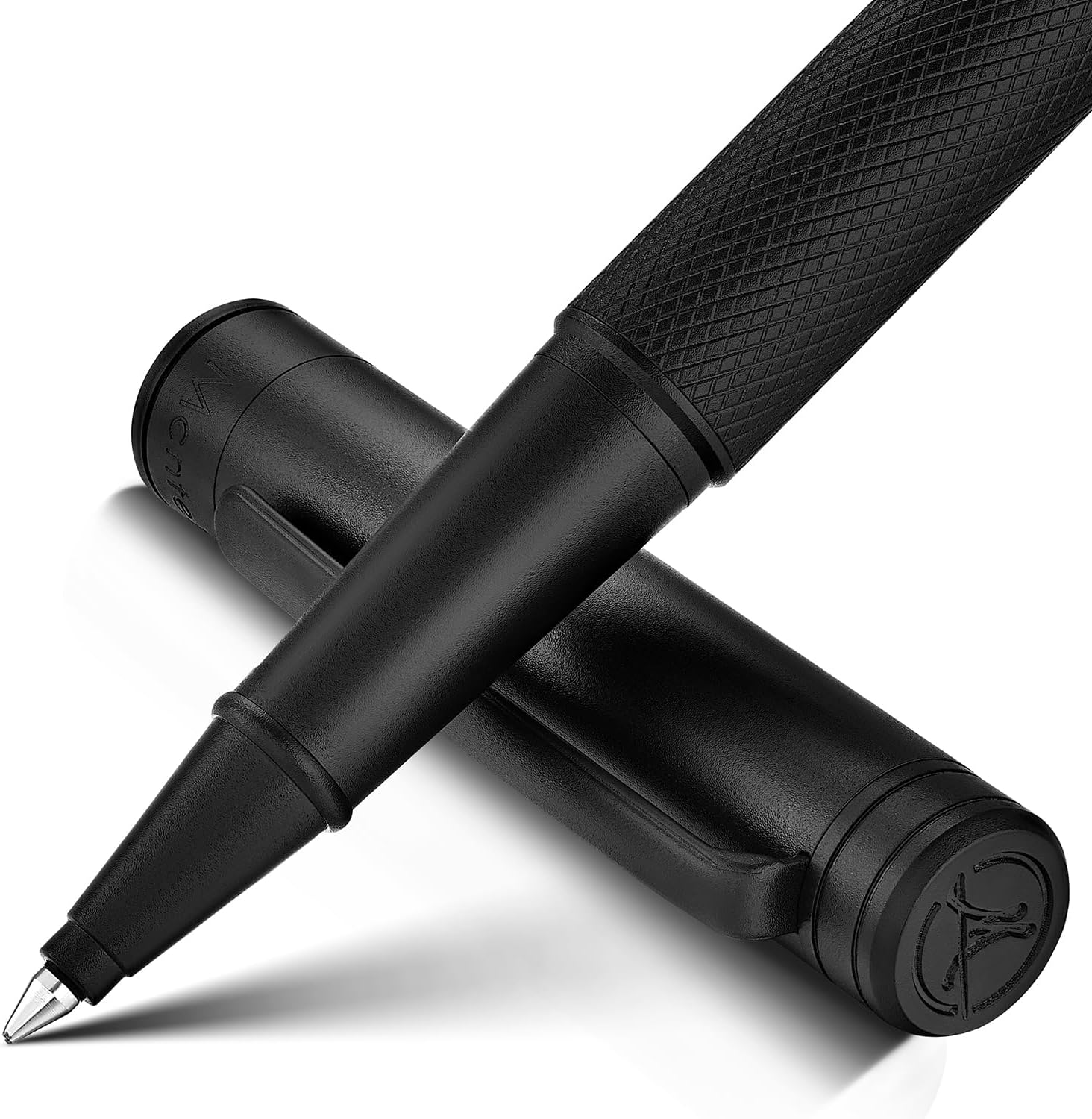 Amazon.com : MCNTEIK Luxury Fountain pen, Matte Black Forest Pen Body ...