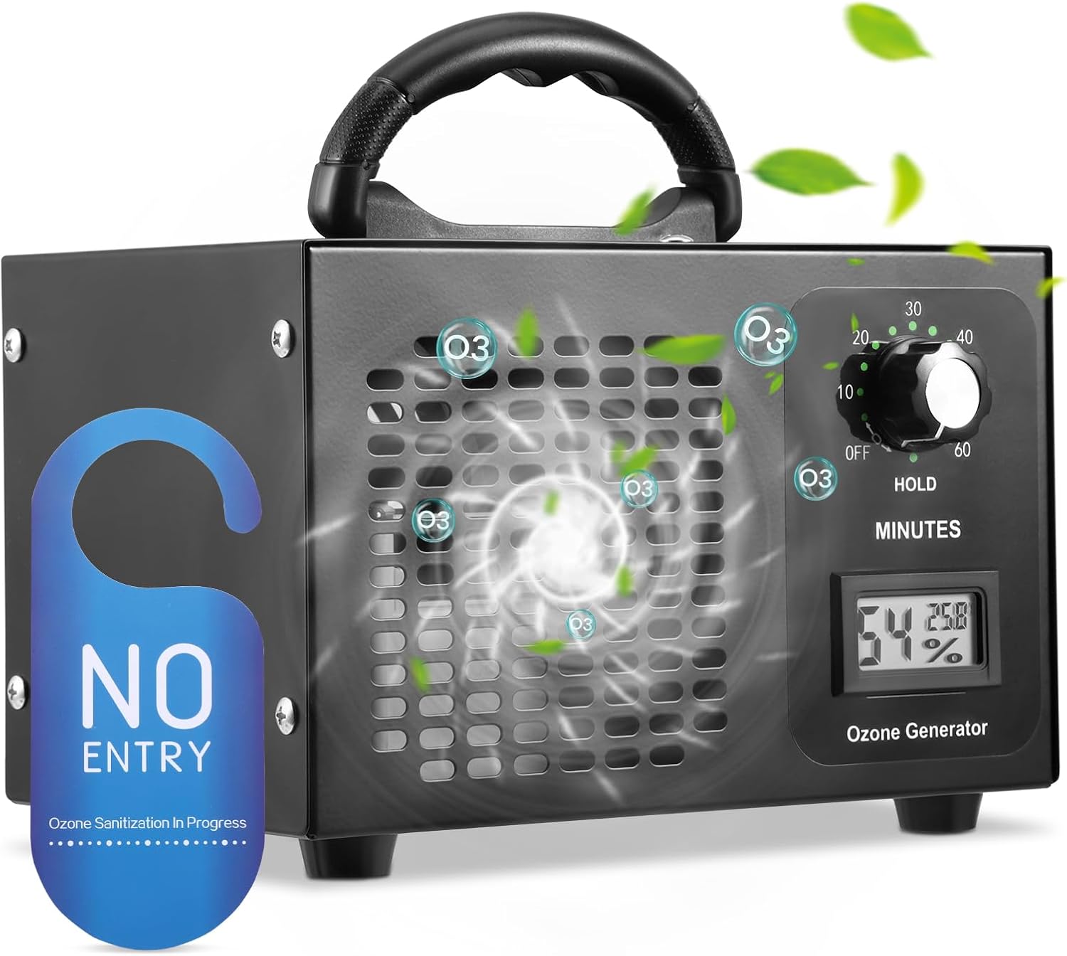 Neulriscn Ozone Generator, 60,000mg/h Ozone Machine for Home, Car, Pet ...