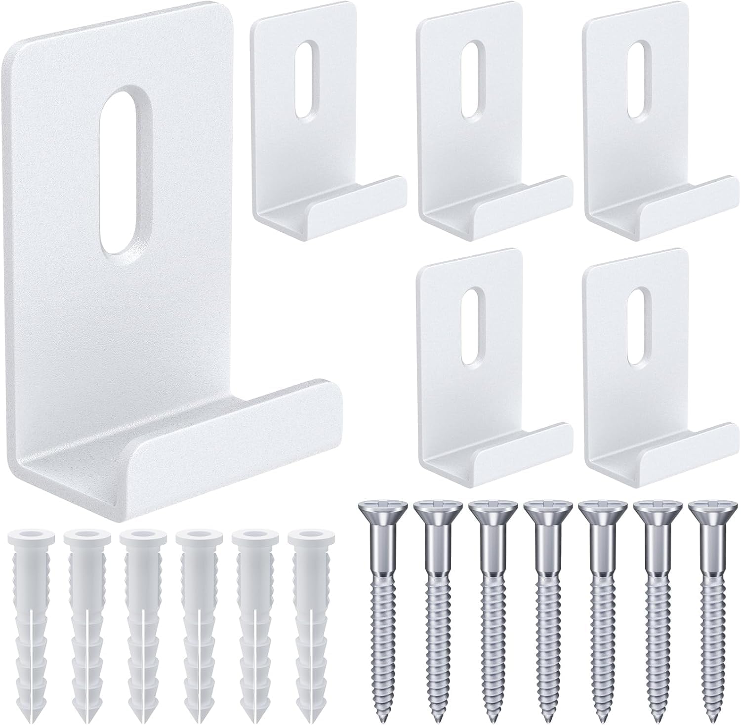 8pcs Mirror Holder Clips Kit, Metal Mirror Clips, Mirror Hanging ...