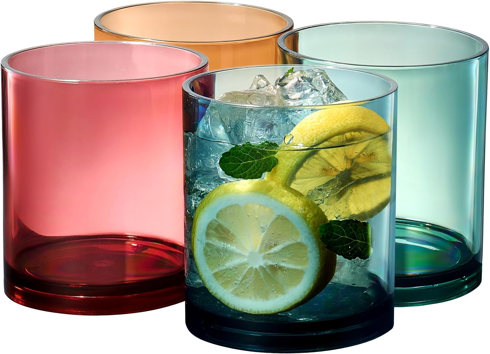 Amazon.com | TOSSWARE RESERVE 10oz Tumbler - Color Series SET OF 4 ...