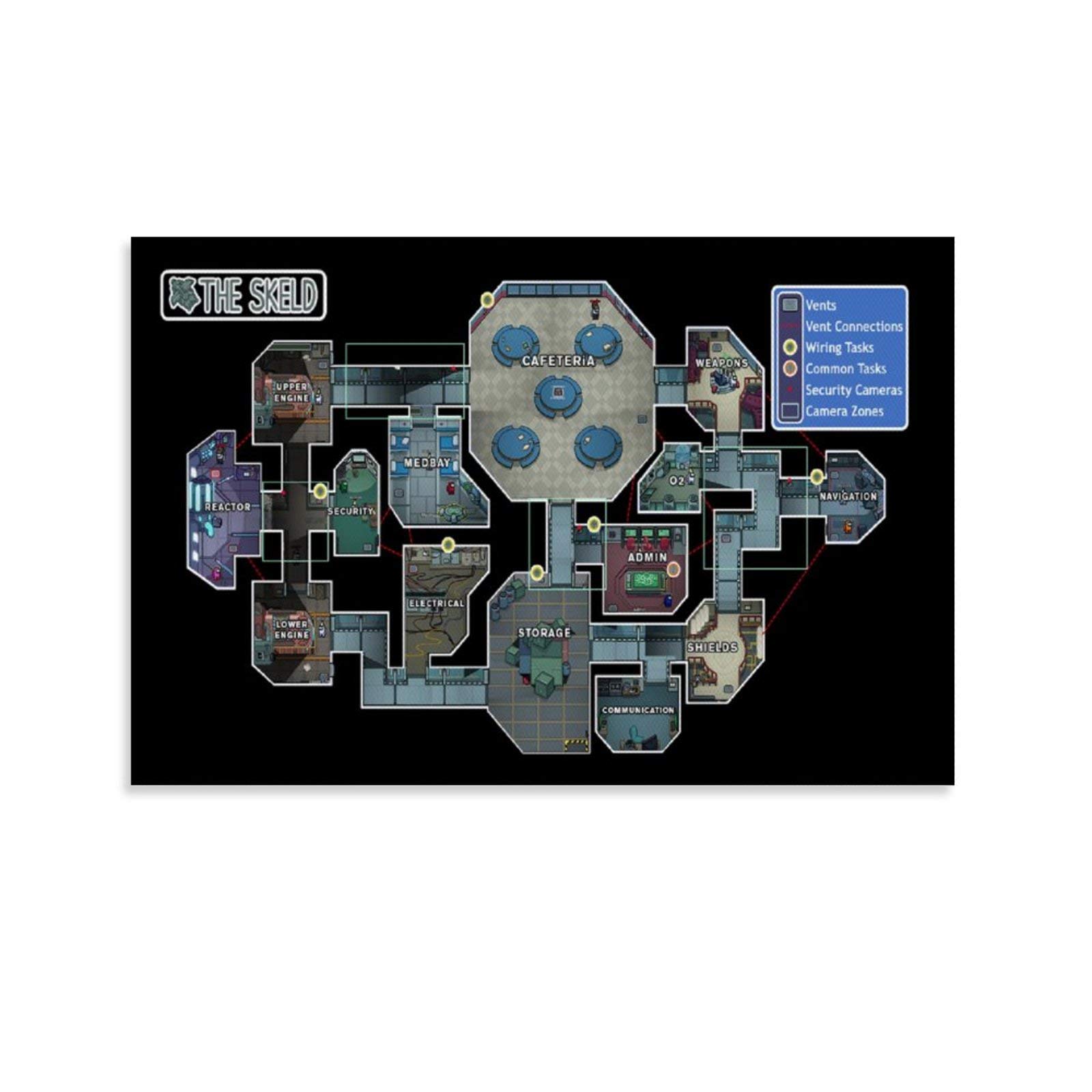 Карта the skeld among us | Obrezka.com