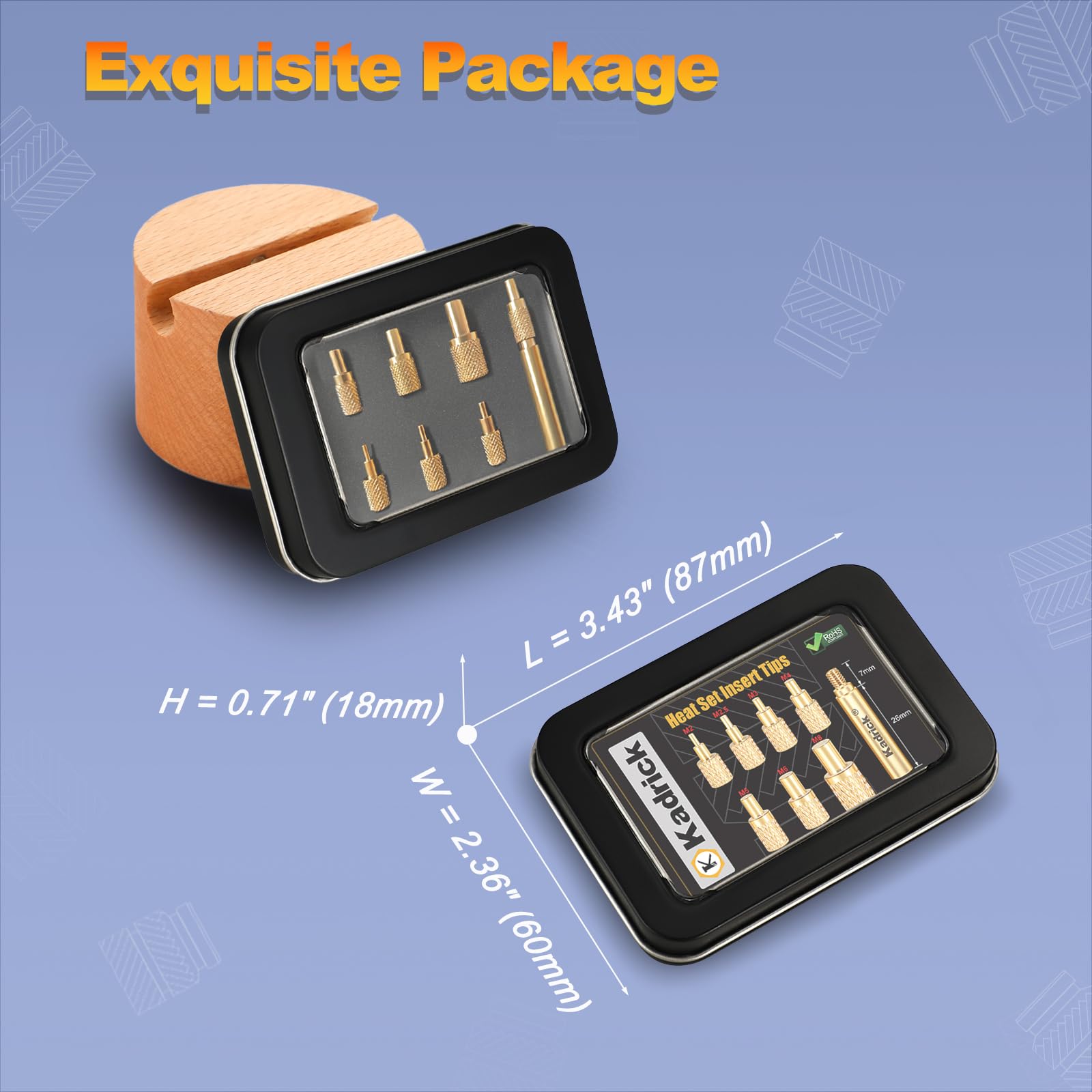 Snapklik.com : Kadrick Soldering Tips/Heat Set Insert Tips - For Heat ...