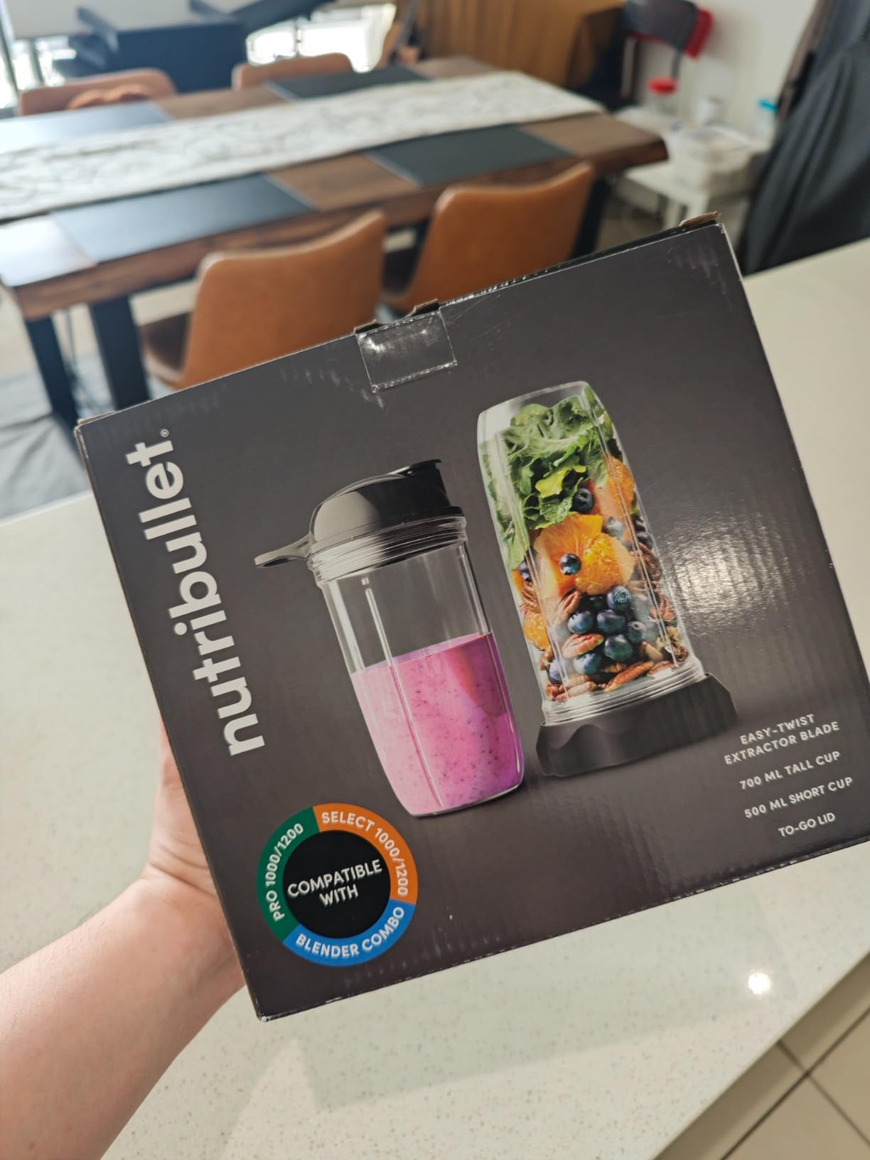 NutriBullet Deluxe Upgrade Kit, Dark Grey, accessories, cup, blade ...