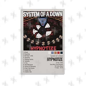 Amazon.com: System Of A Down - Hypnotize 2005 Canvas Poster Bedroom ...