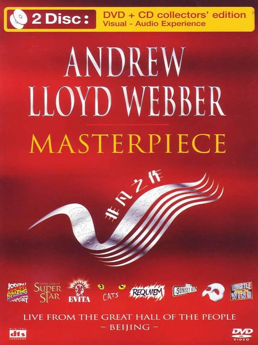 Andrew Lloyd Webber - Masterpiece [(+CD)] [Import anglais]: Amazon.fr ...