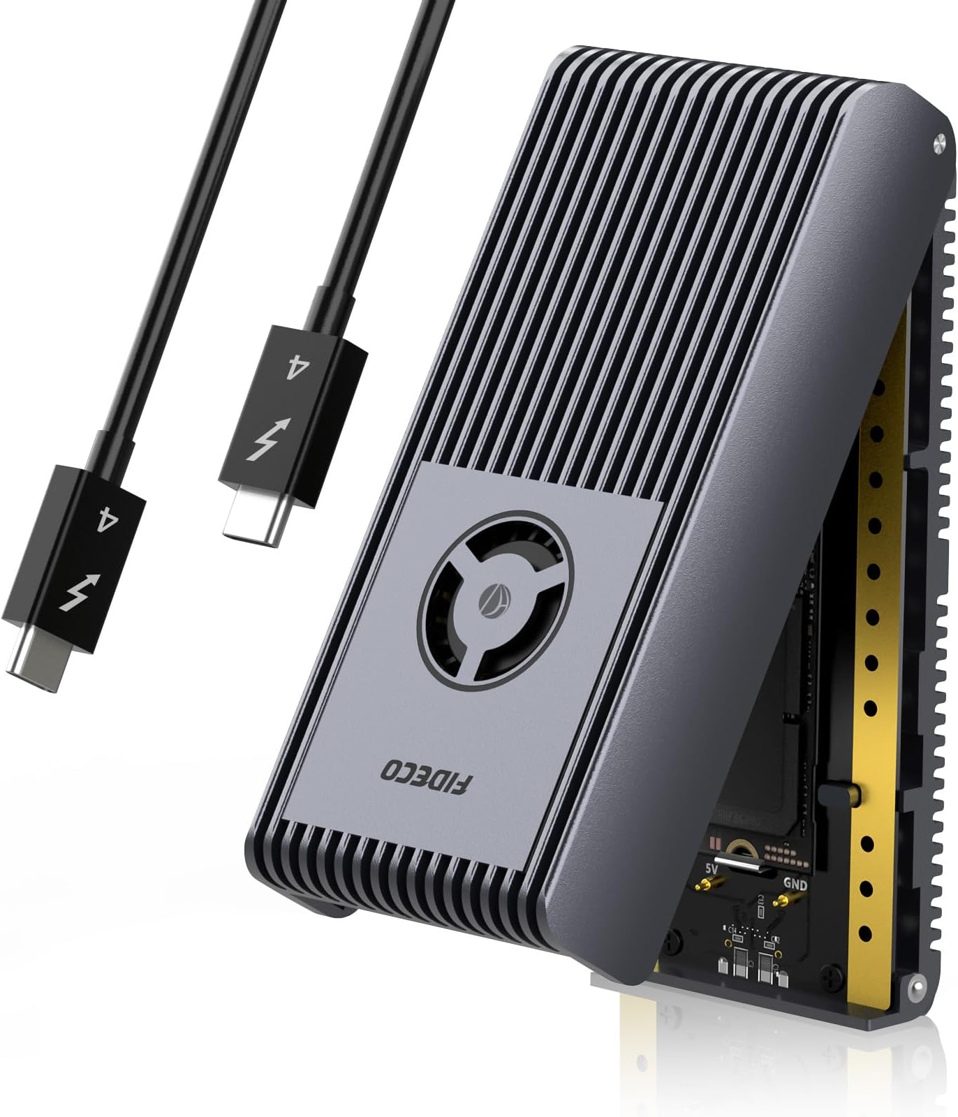 Amazon.com: UGREEN 40Gbps M.2 NVMe Enclosure with Cooling Fan, Anti ...