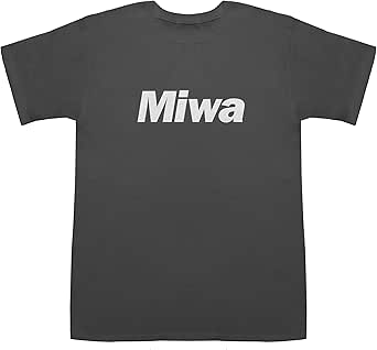 Amazon | Miwa 三輪 美輪 ミワ T-shirts | Tシャツ・カットソー 通販