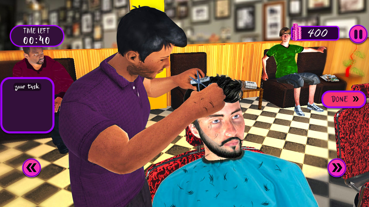 Barber Shop Hair Tatoo 3D: New Beard Saloon Fade Master Games 2024 ...