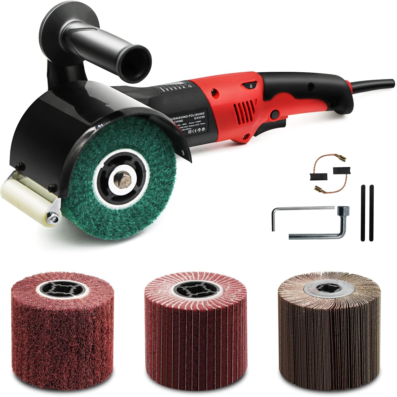 Vorole Handheld Drum Sander, 6 Variable Speed Polisher, 1400W ...