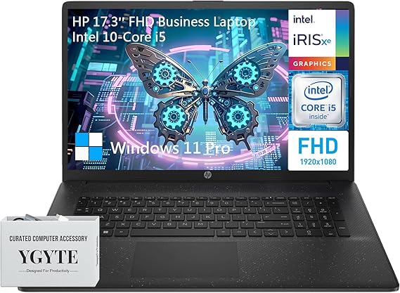Amazon.com: HP 17 Inch Laptop Computer, 17.3" FHD IPS Large Screen ...