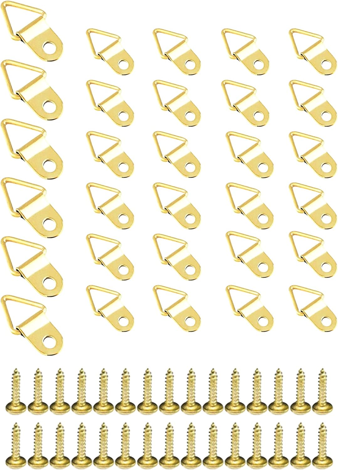 30pcs D Rings Picture Hanging,Picture Photo Frame Hanging Hooks,Small ...