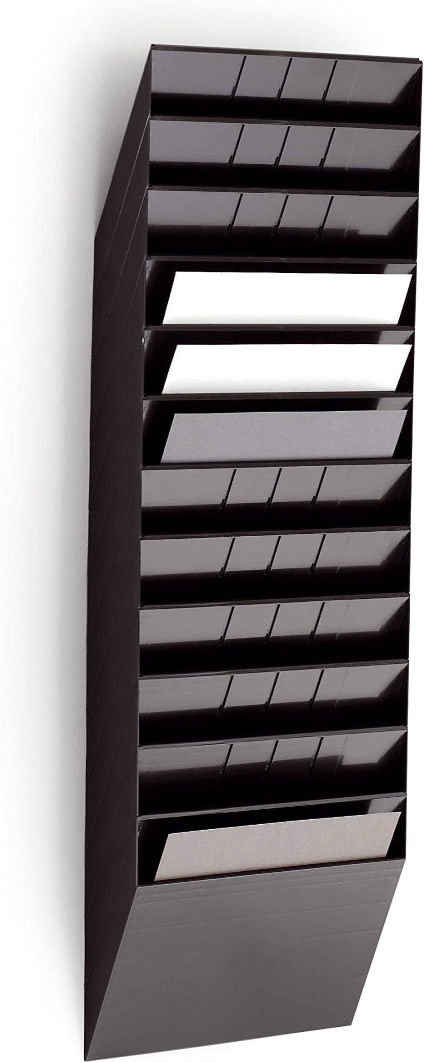 A4 Wall Mounted Leaflet Dispenser/Rack (Blue) - 6 Pockets : Amazon.co ...