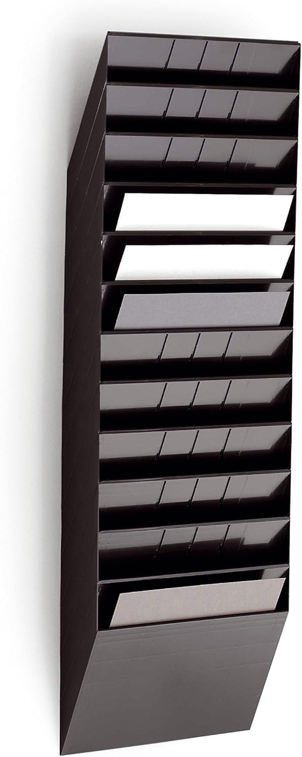 Durable FLEXIBOXX 12 Literature Holder - A4 Landscape - Black - Wall ...