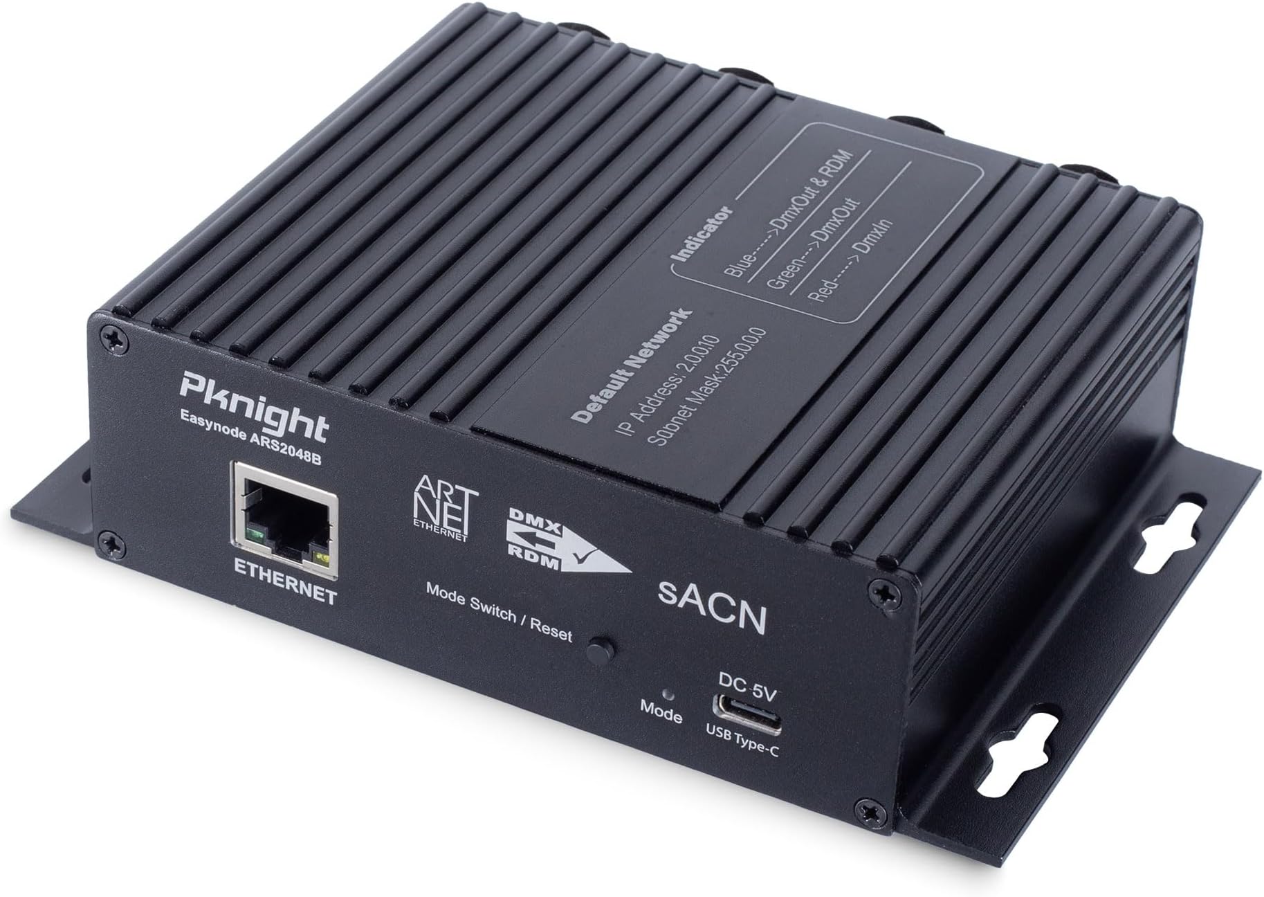 Amazon.com: Pknight 4ch Bidirectional Artnet/sACN/RDM Controller ...
