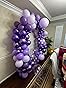 Amazon.com: Lyzzglobo Purple Balloon Arch Kit, 183pcs Pastel Pearl ...