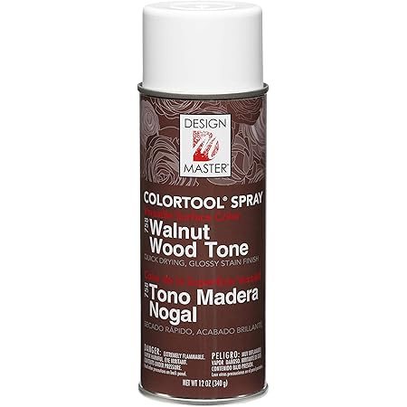 Glossy Stain Aerosol Spray 12oz-Walnut Wood Tone - Amazon.com