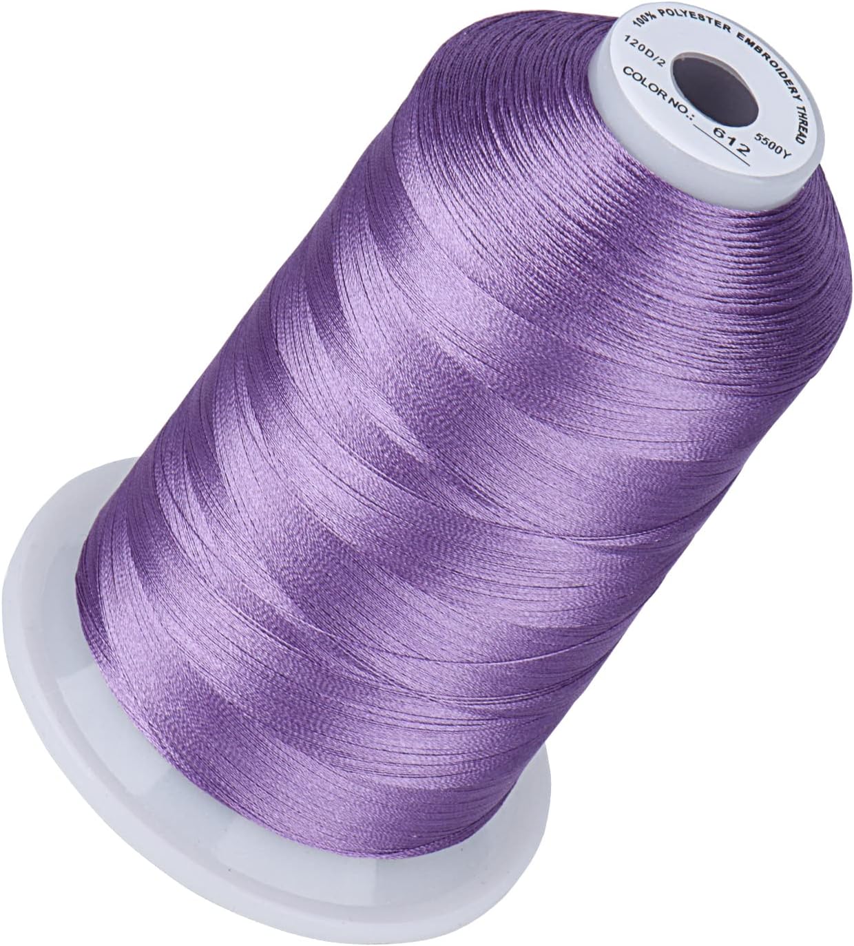 Amazon.com: Simthread Embroidery Thread 5500 Yards Lilac 612, 40wt 100% ...